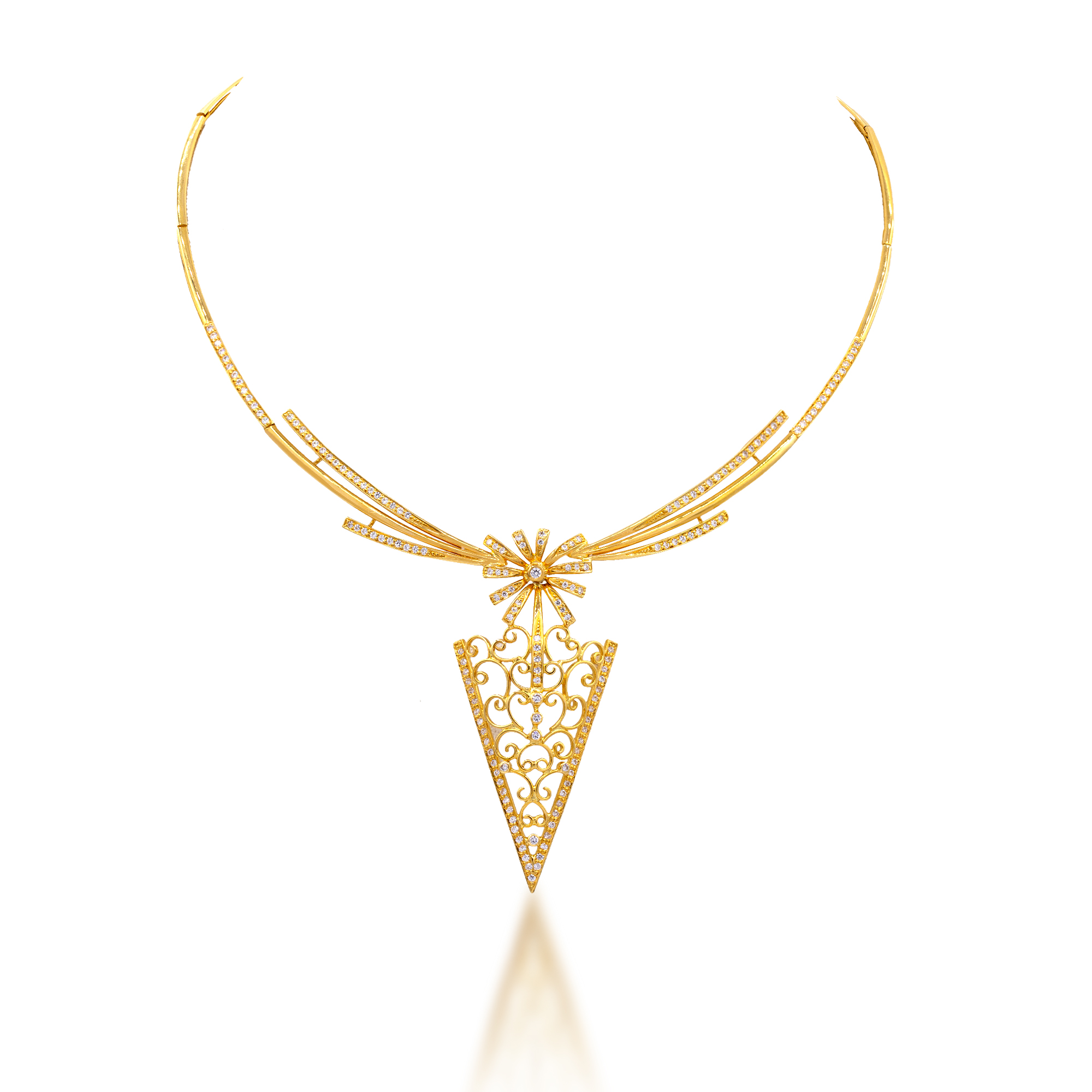 Sri Lankan Gold Wedding Necklace Designs